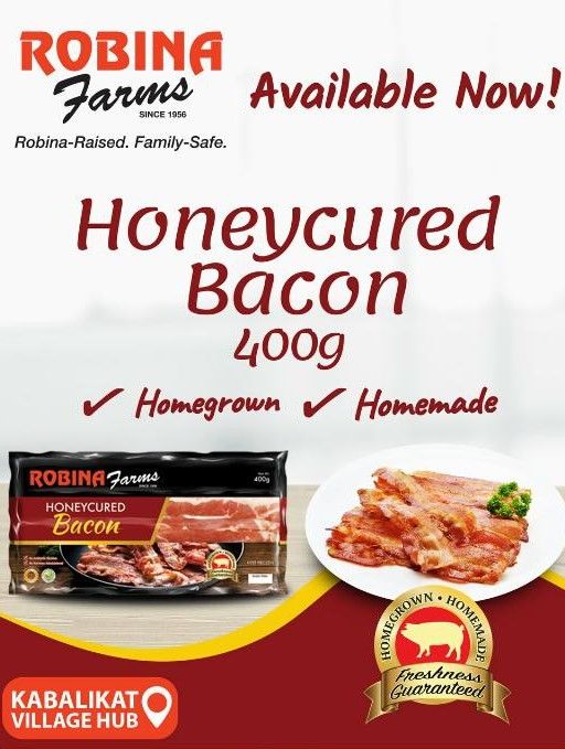 Robina Farms Honey Cured Bacon 400g | Lazada PH