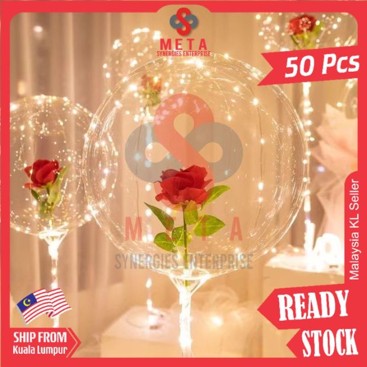 [Wholesale] 1 Pack 50 Pieces Bobo Balloon 11/16/20/24/30/36Inches Clear ...