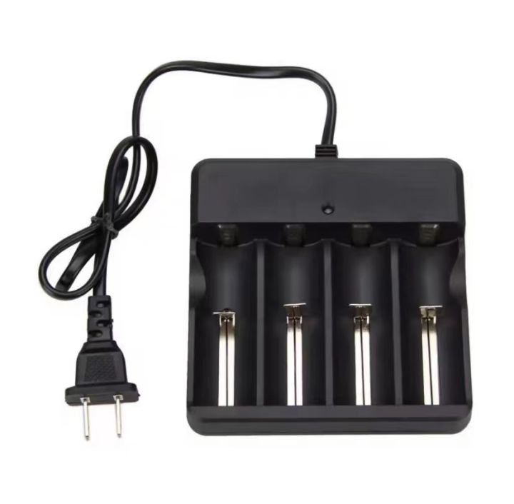 18650 16340 26650 3.7V Lithium High Quality Fast Rechargeable 4 solts ...