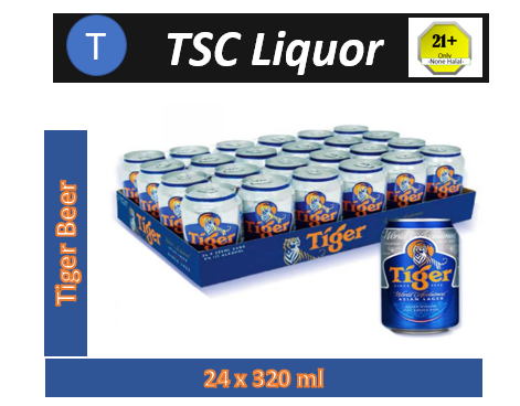 Tiger Beer 320ml / Carton (24 can) | Lazada