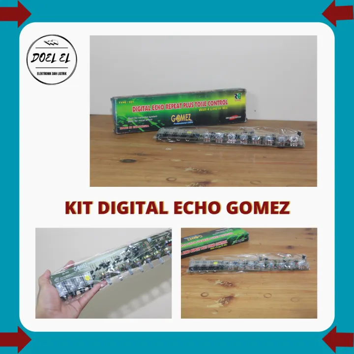 KIT DIGITAL ECHO REPEATER PLUS TONE CONTROL RANIC 801 GOMEZ | Lazada ...