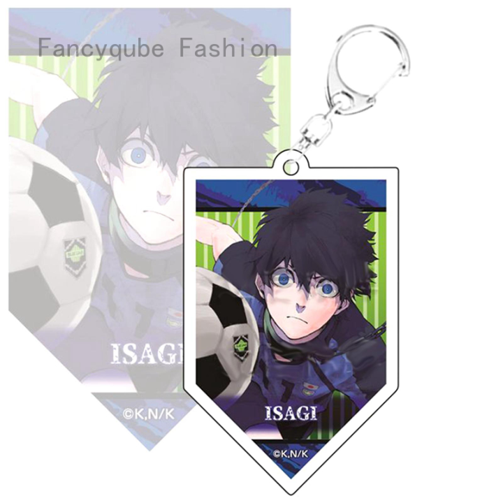 Fancyqube Anime Blue Lock Keychain Chigiri Hyouma Isagi Yoichi Bachira ...