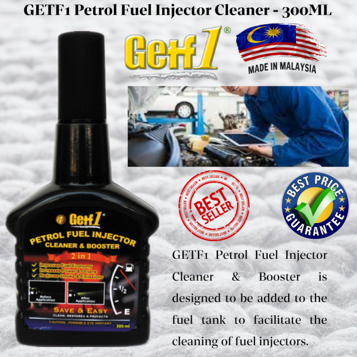 GETF1 Petrol Fuel Injector Cleaner & Booster - 300ML | Lazada