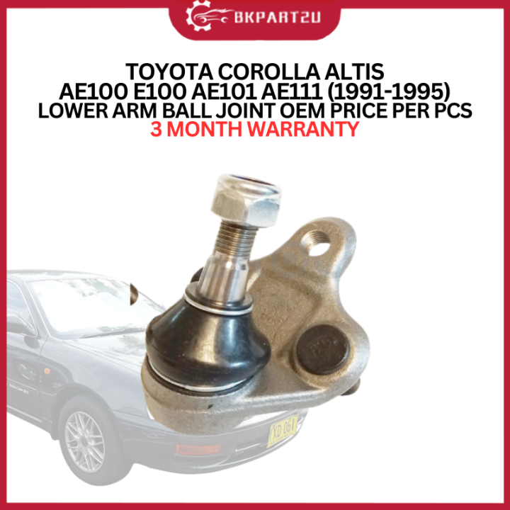 TOYOTA COROLLA ALTIS AE100 E100 AE101 AE111 (1991-1995) LOWER ARM BALL ...