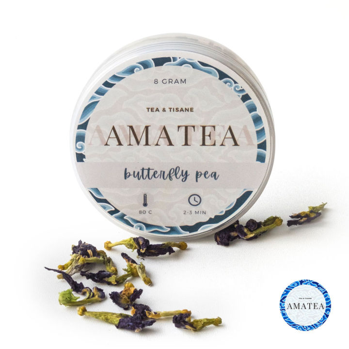 AMATEA Flower Tea Clitoria Ternatea/ Blue Butterfly Tea Teh Bunga ...