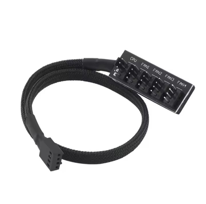 FAN HUB 1 TO 4 / 1 TO 5 4Pin PWM สายพัดลม สายขยายช่องพัดลม (3-4 PIN ...