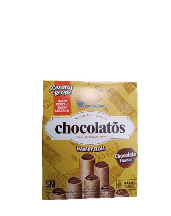 chocolatos wafer roll isi 24 pcs | Lazada Indonesia