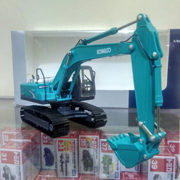 Kobelco SK200 Diecast excavator kobelko miniatur alat berat begho beko ...