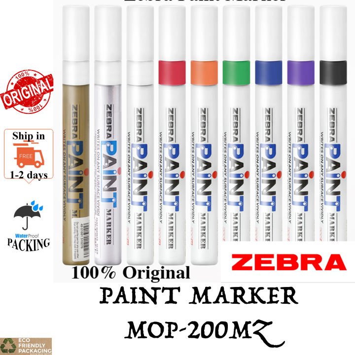 ZEBRA PAINT MARKER MOP-200MZ (READY STOCK / 100% ORIGINAL) | Lazada