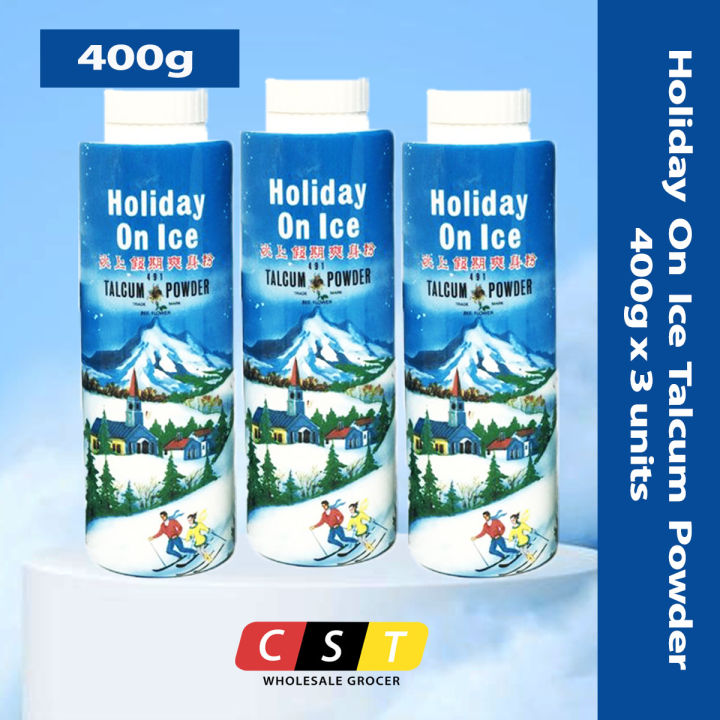 Holiday On Ice Talcum Powder 400g X 3 Units | Lazada