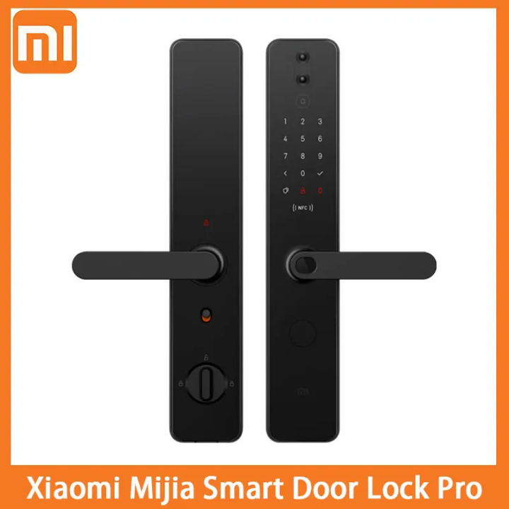 Xiaomi Mijia Smart Door Lock Pro Fingerprint Password NFC Unlock 1080P ...