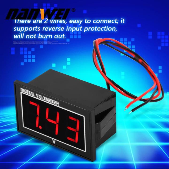 Digital LED Display High Voltmeter DC Voltage Meter Panel for ...