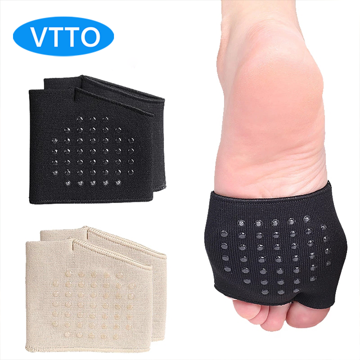 VTTO 1Pair Gel Sleeve Painful Metatarsal Heads Forefoot Pads Supports ...