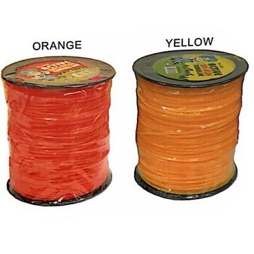 5LB Yellow Nylon Trimmer Line Grass Cutter 2.4mm (Square Cut) ,NYLON MOWING ROPE , GARDEN ESTATE ...