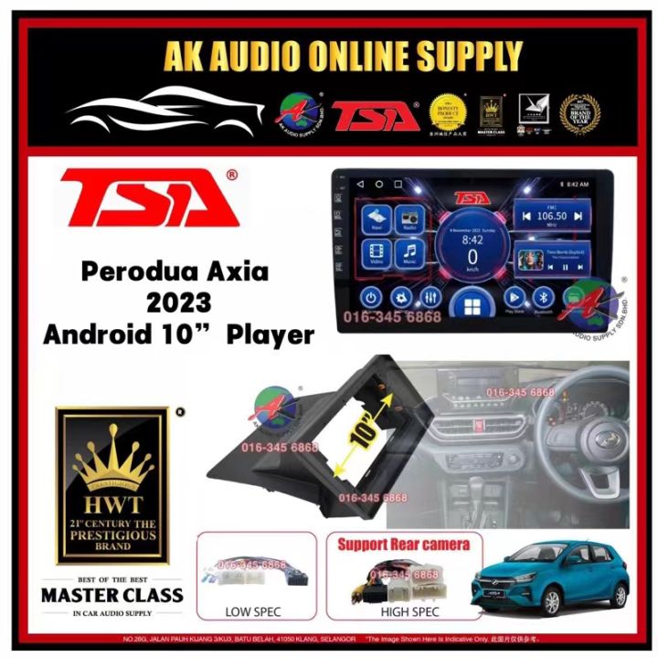[ MTK 2+32GB ] TSA Perodua Axia 2023 Android 10'' inch Car Player ...