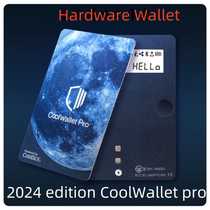 Pro Crypto Hardware Wallet Bluetooth Wireless NFT and MetaMask Support ...