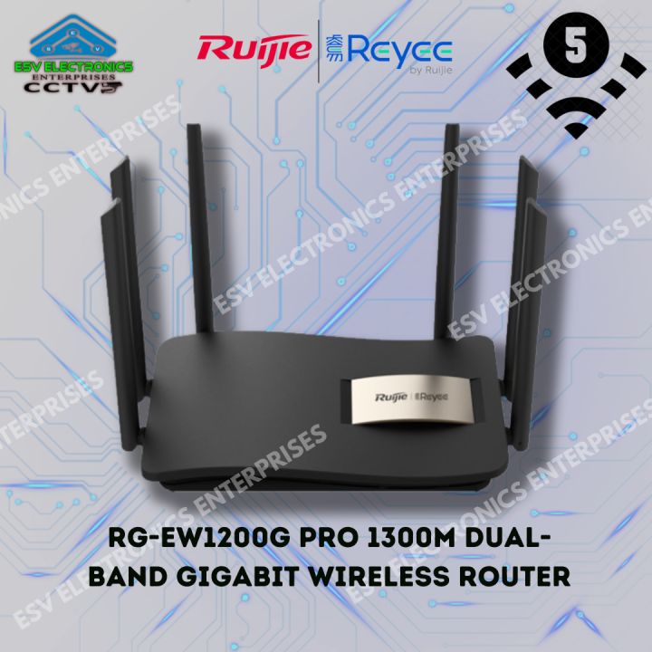 RUIJIE RG-EW1200G PRO 1300M Dual-band Gigabit Wireless REYEE Mesh ...