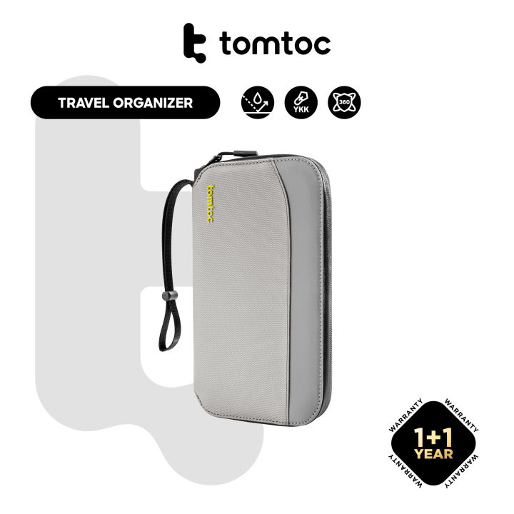 tomtoc T03 Navigator Passport Holder with RFID Blocking Travel Wallet ...