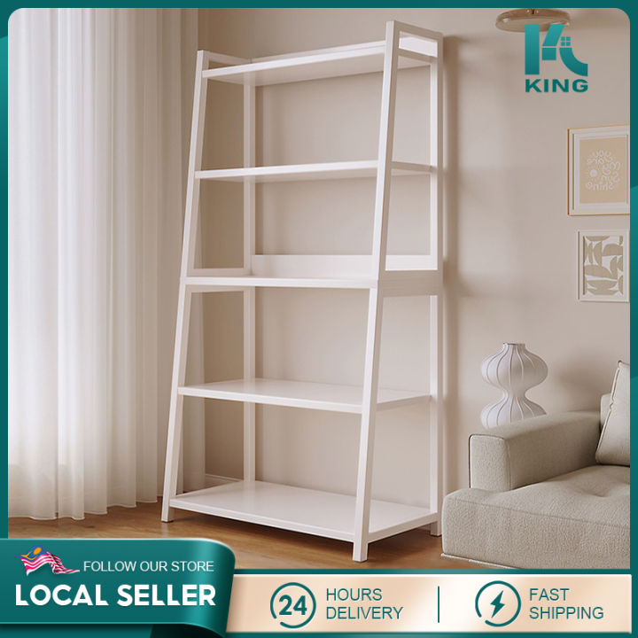 5 Tier High Quality Display Rack Multipurpose Rack Book Shelf Rak Buku ...