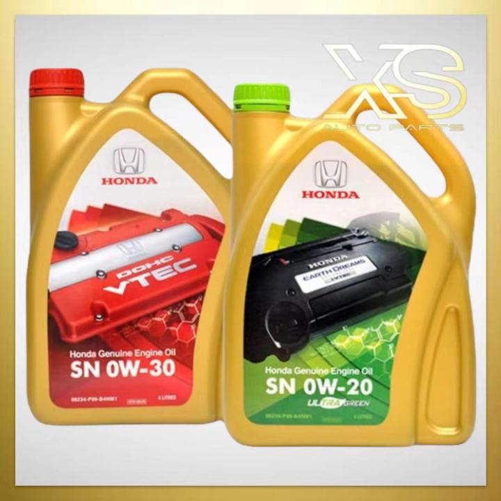Honda Genuine Engine Oil Fully Synthetic 0W20 / 0W30 ENGINE OIL 4L | Lazada