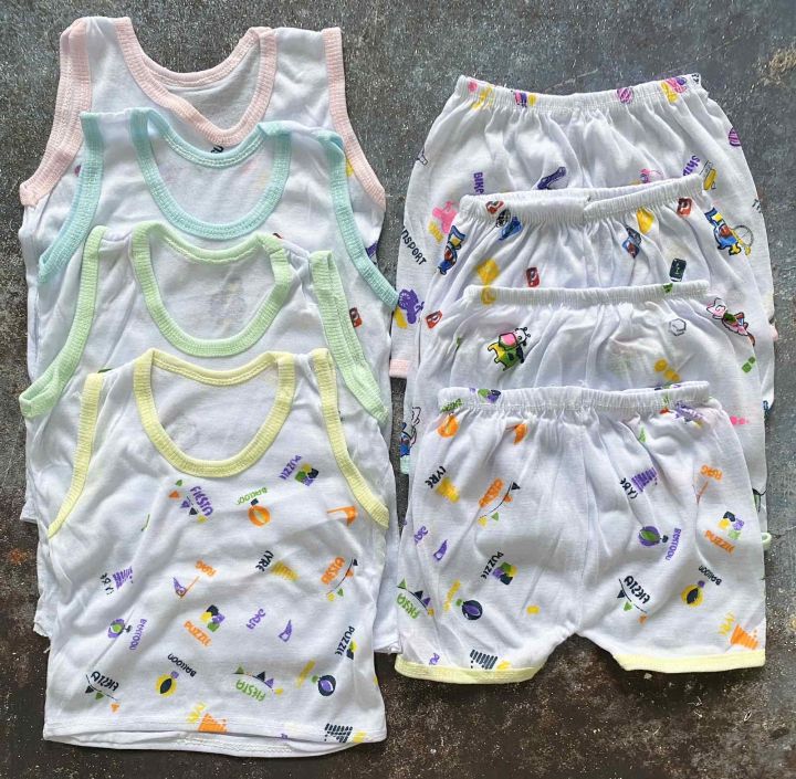 3 or 6 pairs Bargain Baby Terno Sando Shorts Newborn up to 6 months ...