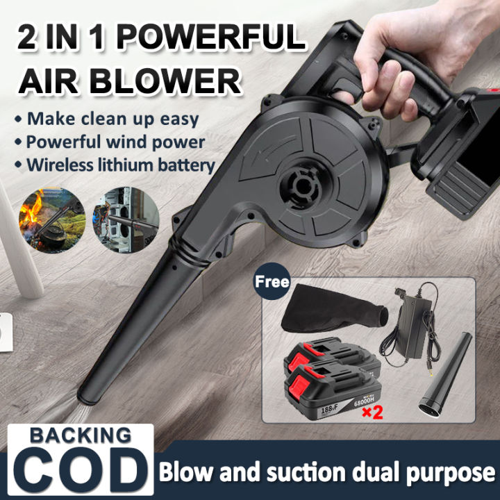 Wireless Blower Vacuum Dust Collector Spray Vacuum 3 in 1 with Two ...