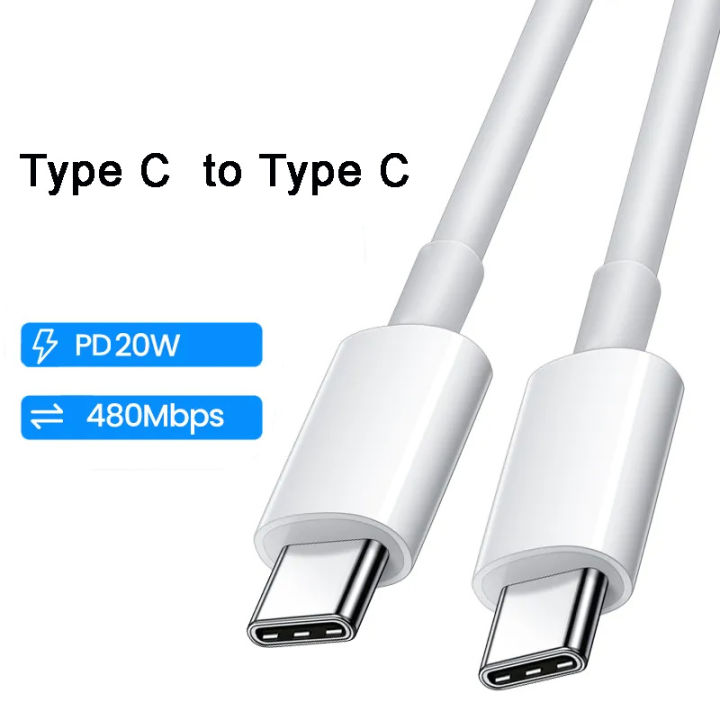 2M PD 20W Type C สายเคเบิล USB-C สายชาร์จเร็วสำหรับ Android Type-C สาย ...