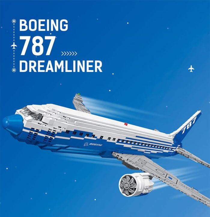 [LEGO Compatible] Creative Boeing 787 Dreamliner Aircraft 10177 ...