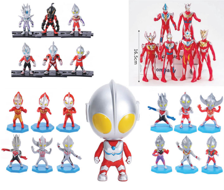 (Malaysia) Ultraman Ultramen Cake Topper Decorations Action Figure Toy ...