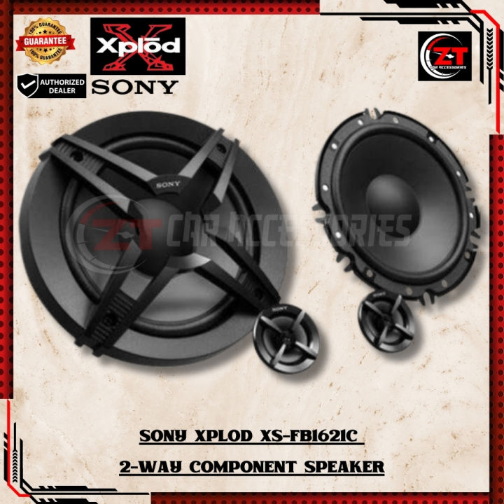 Sony Xplod Car Audio Speaker System, 2-way Component Speaker 270w ...