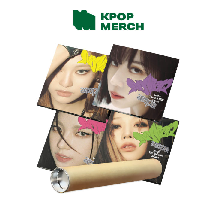 Aespa 3rd Mini Album [ My World ] Poster Version Th