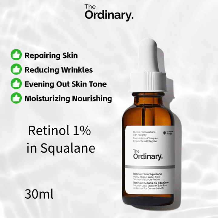 The Ordinary Retinol 1% in Squalane Anti-Aging Repair Skin Serum(30ml ...