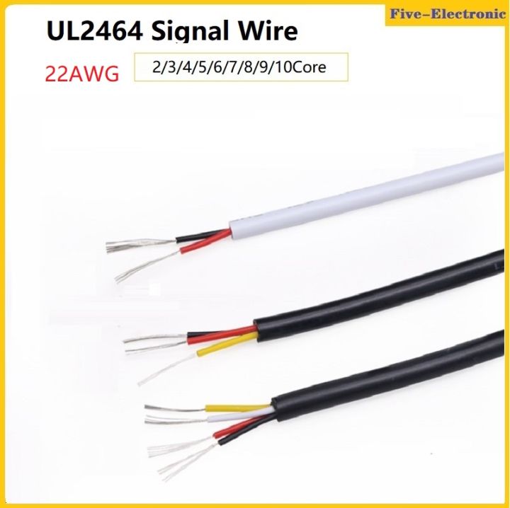 UL2464 Signal Wire 22AWG 2 3 4 5 6 7 8 9 10 Core PVC Insulated Sheath ...