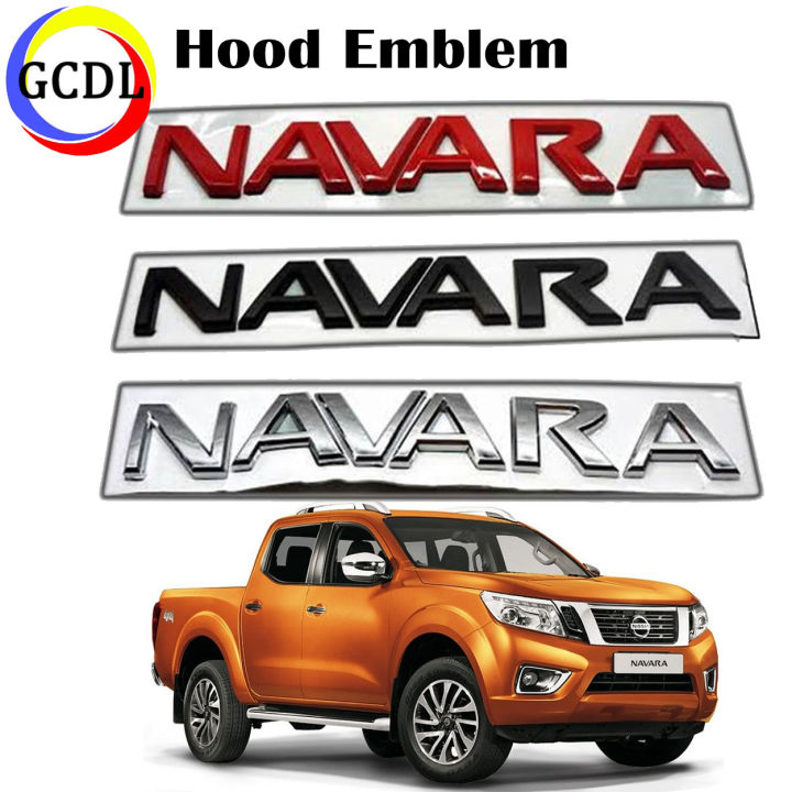 NISSAN NAVARA Hood Emblem ( BLACK ) | Lazada PH