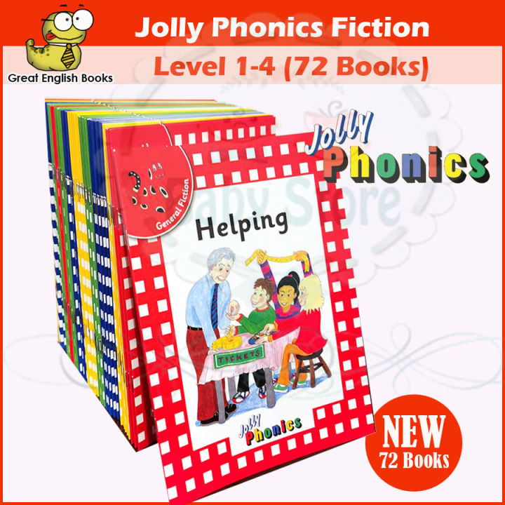 Jolly Phonics Readers, Complete Set Level 1 - 4 (72 Books) | Lazada