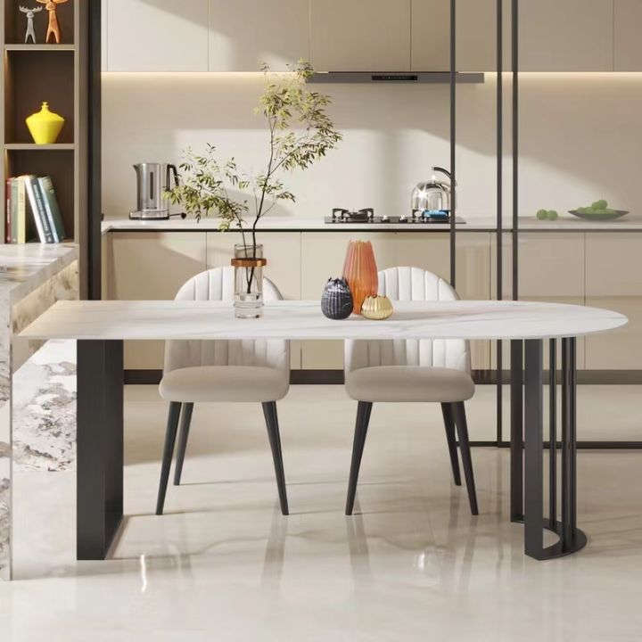 Minimalist rock island dining table Modern simple small-sized dining ...