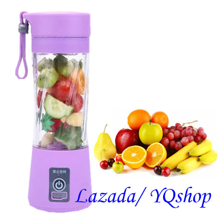 GXY Portable 380ml USB Electric Fruit Juicer Handheld Smoothie Maker ...
