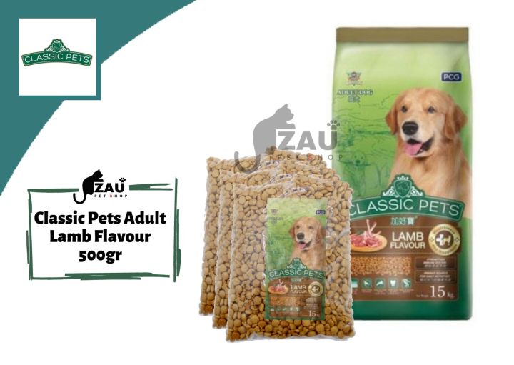 Classic Pets Adult Rasa Daging Domba 500gr Repack | Lazada Indonesia