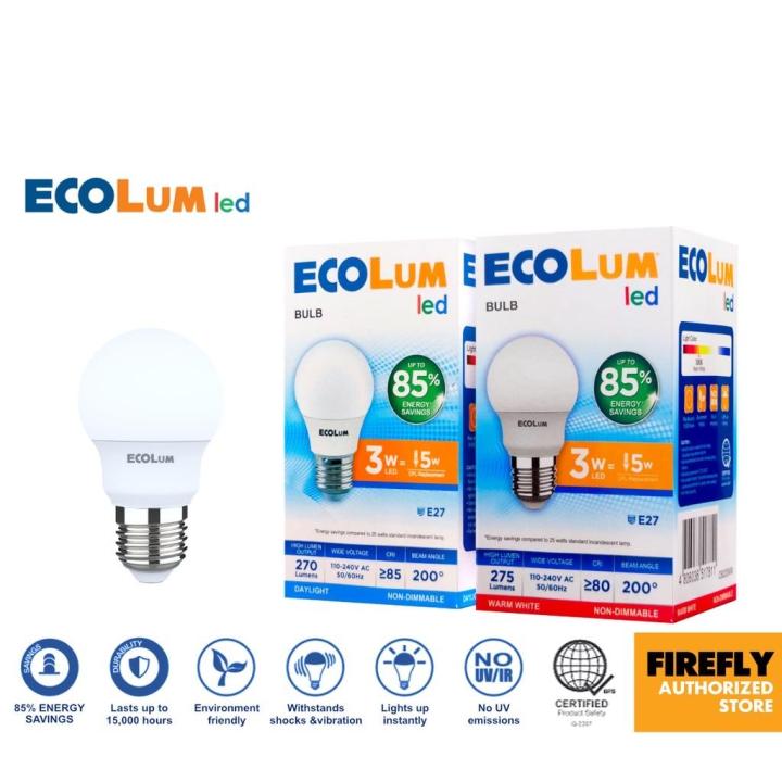 Ecolum LED Bulb / LED Light( Daylight & Warmwhite) | Lazada PH