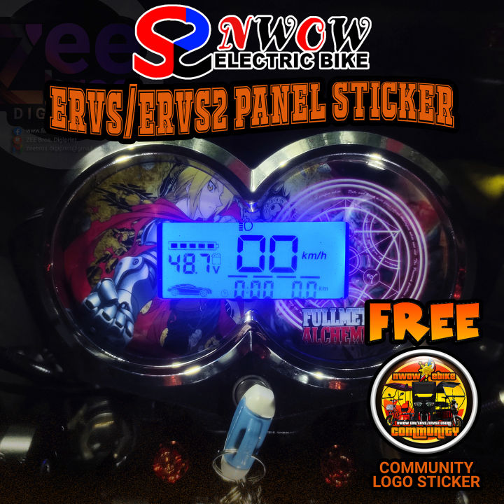 NWOW ERVS/ERVS2 PANEL STICKER - PARATUT Stickers | Lazada PH
