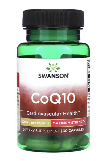 Swanson, CoQ10 Cardiovascular Heallth; , Maximum Strength 200mg, High ...