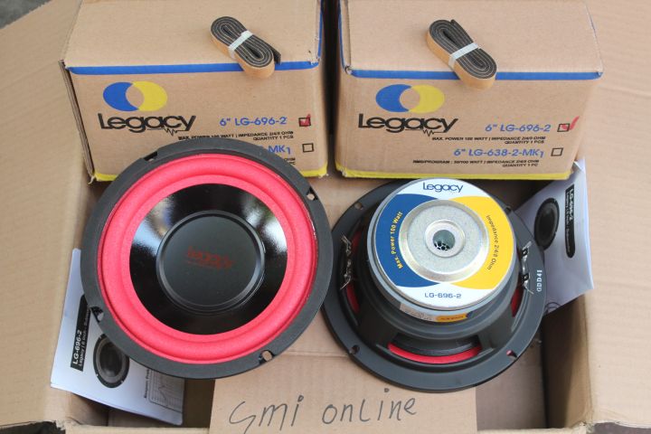 2 BUAH SPEAKER SUBWOOFER 6 INCH DOBLE COIL LEGACY 696 | Lazada Indonesia