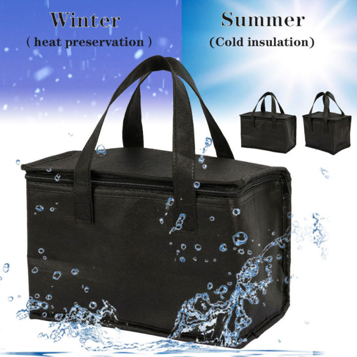 Insulated Portable Lunch Cooler Bag Folding Picnic Ice Pack Food ...
