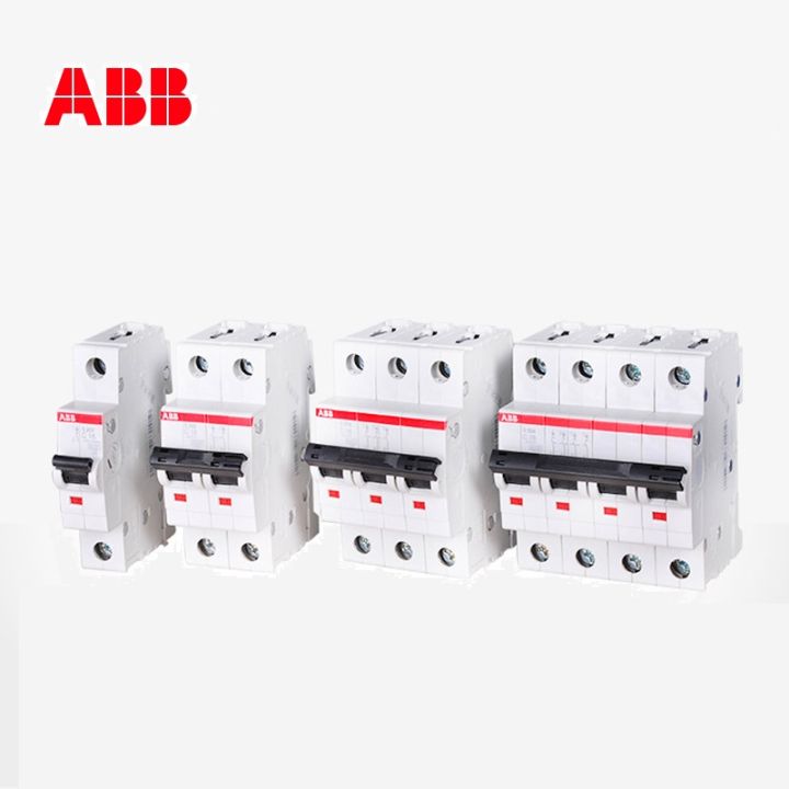 ABB Miniature Circuit Breaker S200 1P 1P N 2P 3P 4P TYPE C 1A 2A 3A 4A 6A 10A 16A 20A 25A 32A ...