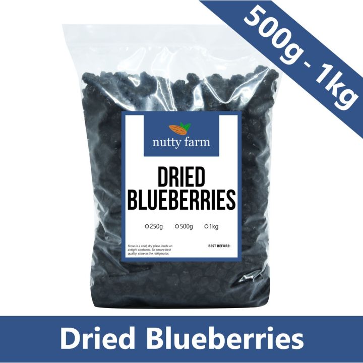 Dried Blueberries (500g - 1kg) by Nutty Farm | Lazada PH