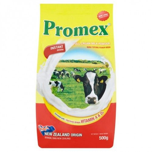 Promex Instant Full Cream Milk Powder 500gm -New Zealand, HALAL | Lazada