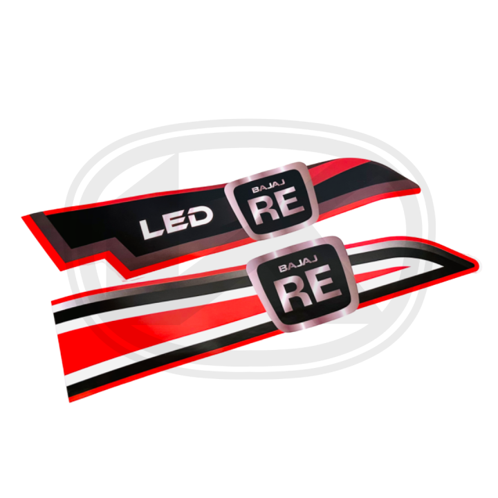 Bajaj RE TVS King Piaggio Ape #A62 #A63 Sticker Accessories | Lazada PH