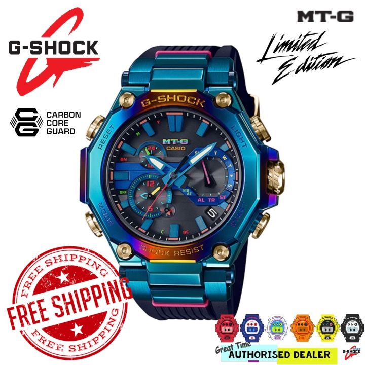 (READY STOCK) Official Marco Warranty CASIO G-SHOCK MTGB2000PH 2A Blue ...