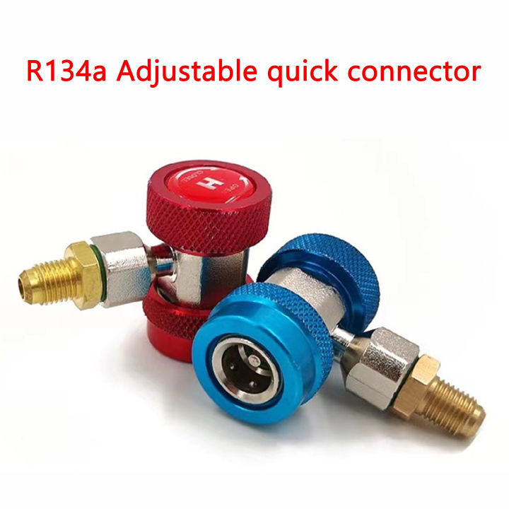 R134a Copper Quick Coupler Connector Adapter With Low High HVAC Air ...