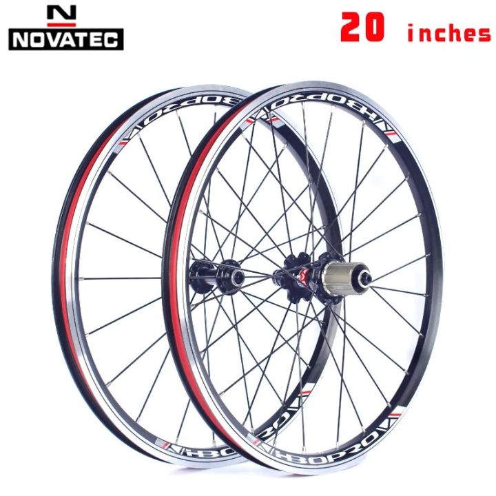 🔥Original Novatec 20 Inch 406 Folding Bicycle Wheelset A271F372SB 451 Aluminum Alloy Wheels V ...